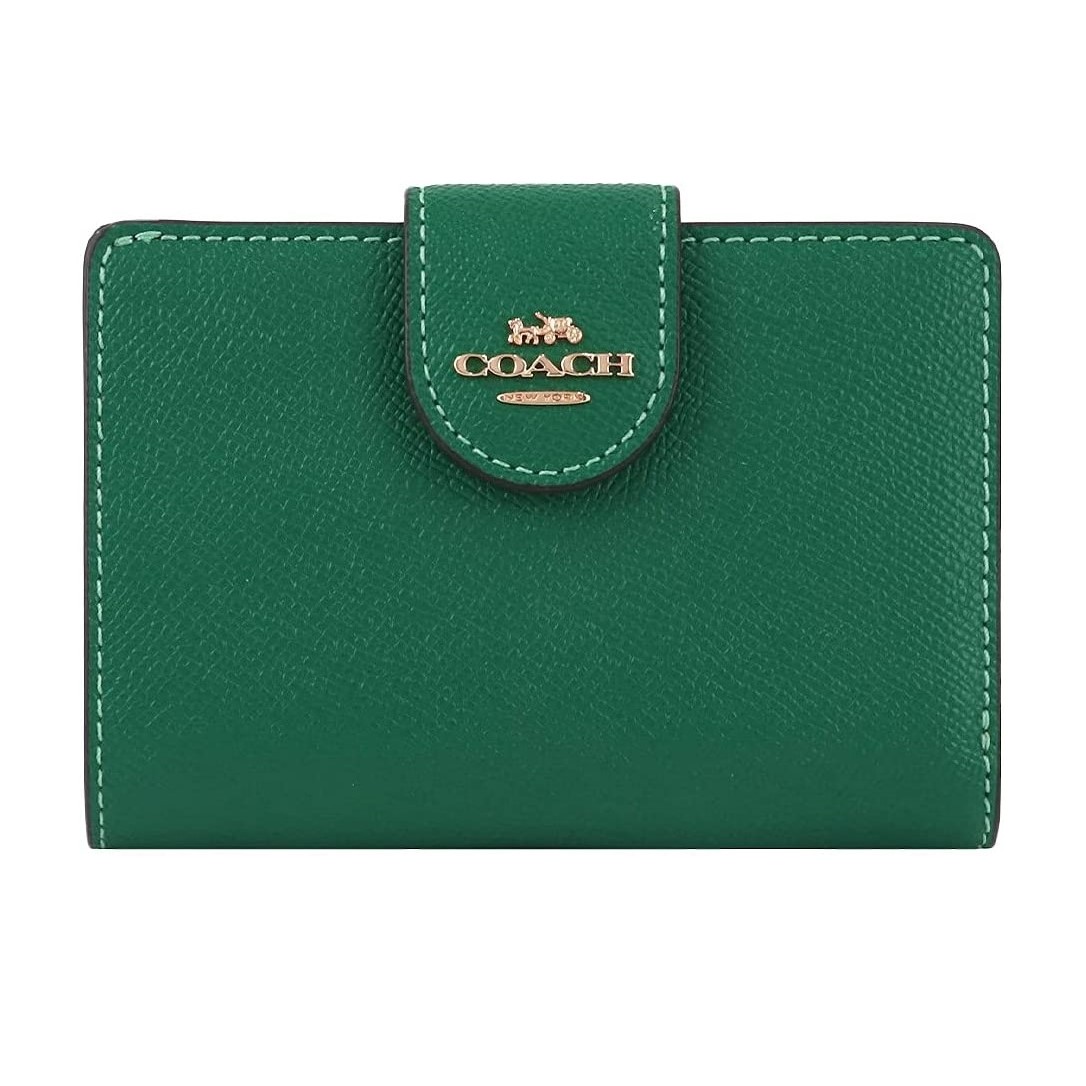 Bóp nữ gập Coach Medium Corner Zip Wallet 6390