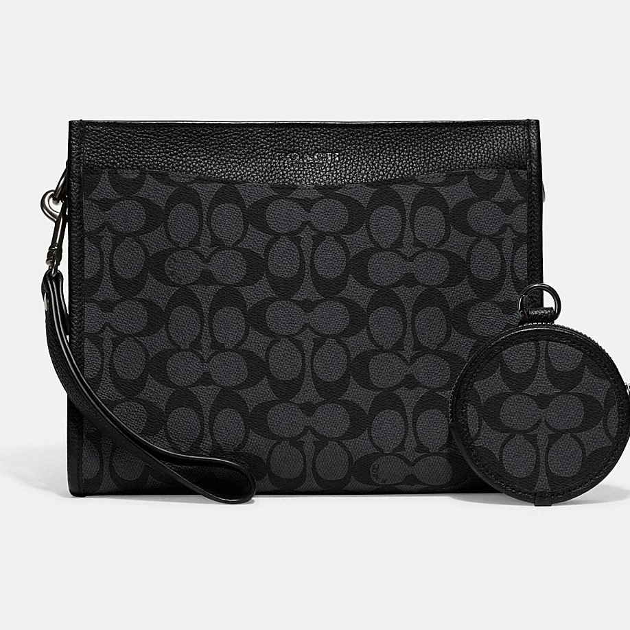 Túi đeo chéo nam kèm ví tròn Coach Hitch Convertible Crossbody With ...