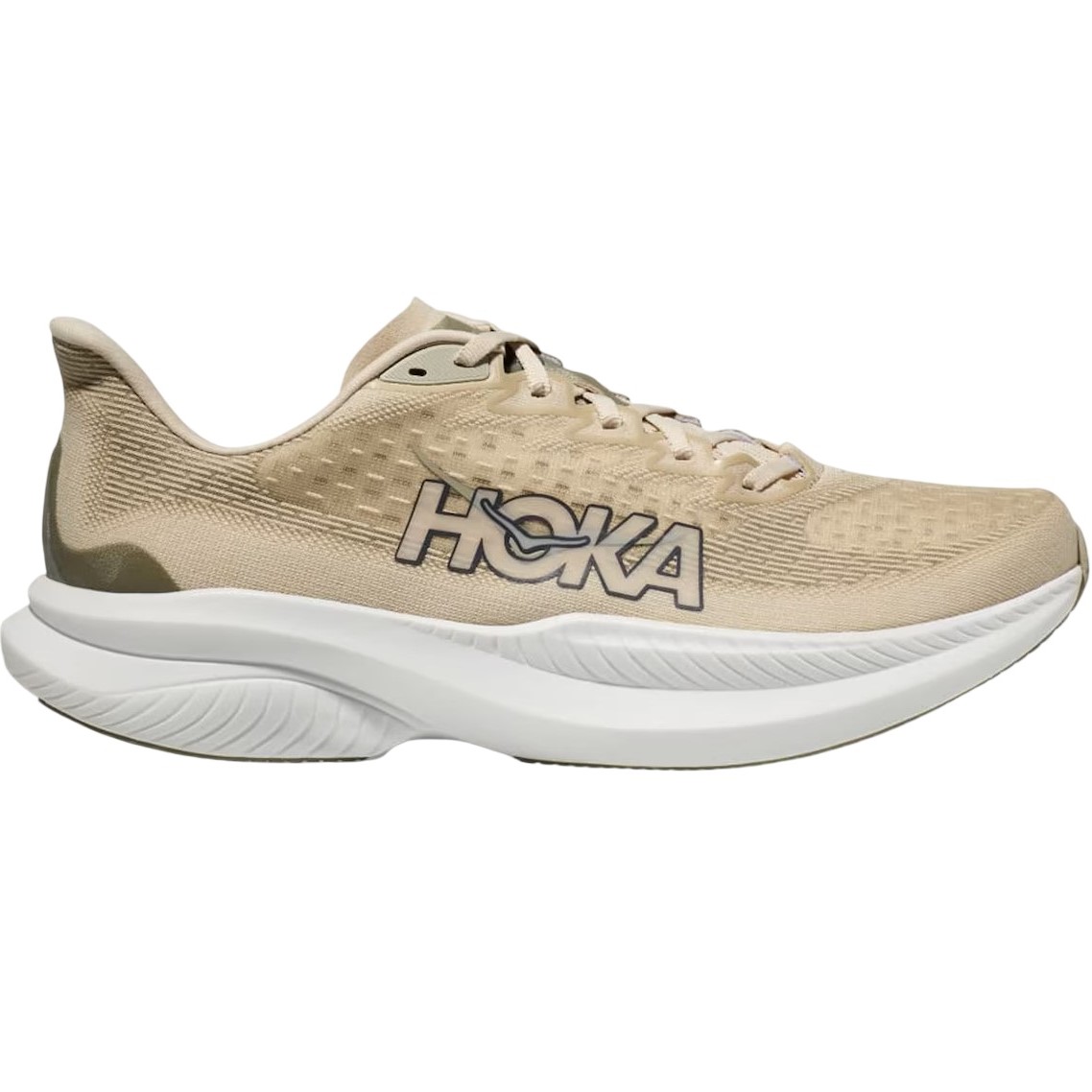 Giày Hoka Nam Mach 6 Oat Milk Barley Mens Running Shoes 1147790-OKB màu kem