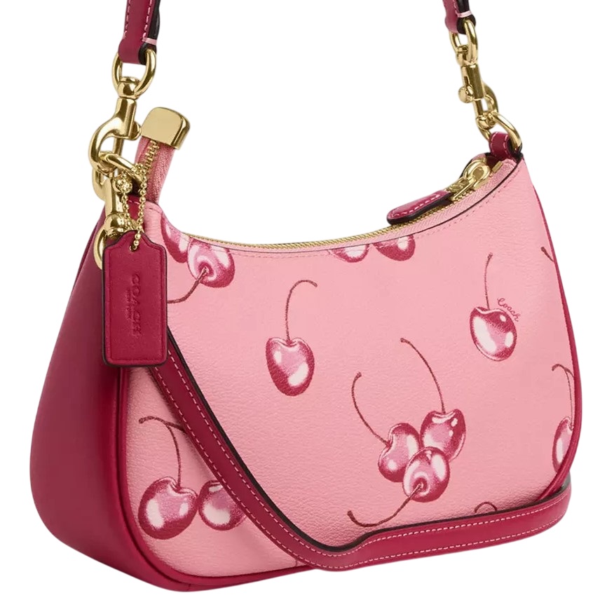 Túi Coach Teri Shoulder Bag In Cherry Print CR290